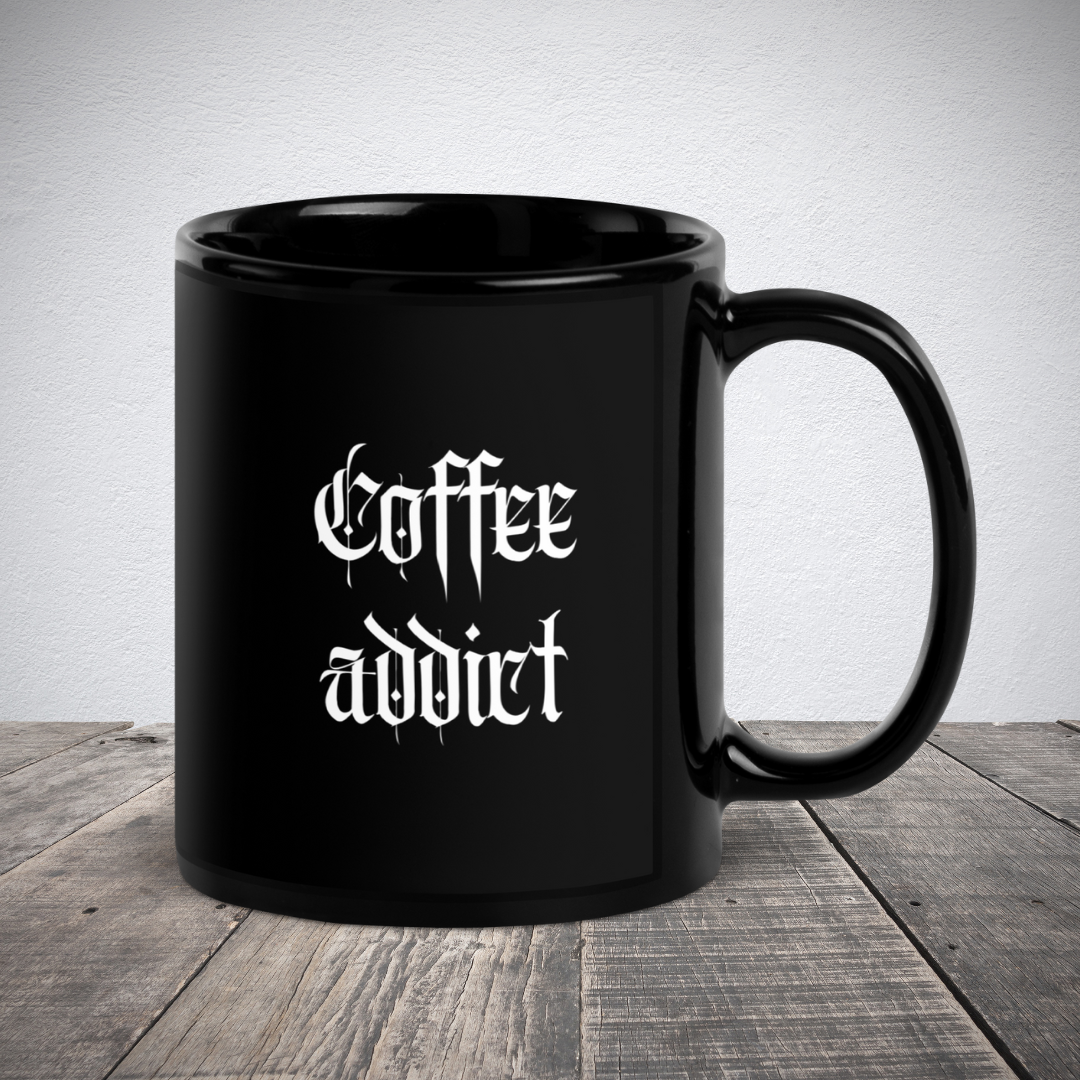 Coffee Addict Mug – Obsidian Nuit